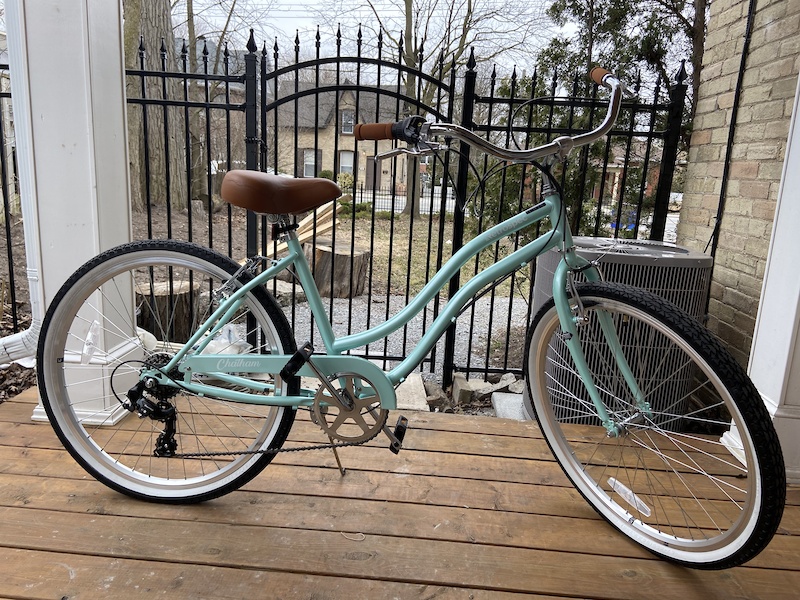 2020 Beach Cruiser: Seafoam green by Retrospec For Sale