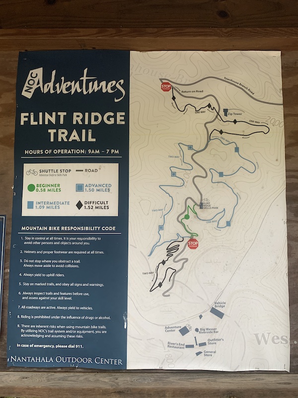 Flint Ridge North Loop Mountain Biking Trail