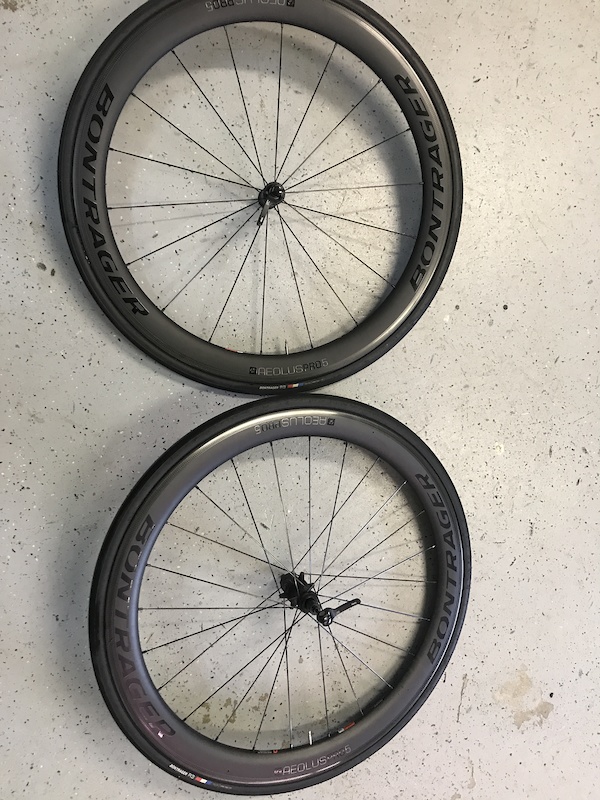 2019 Bontrager Aeolus Pro 5 carbon road wheels For Sale