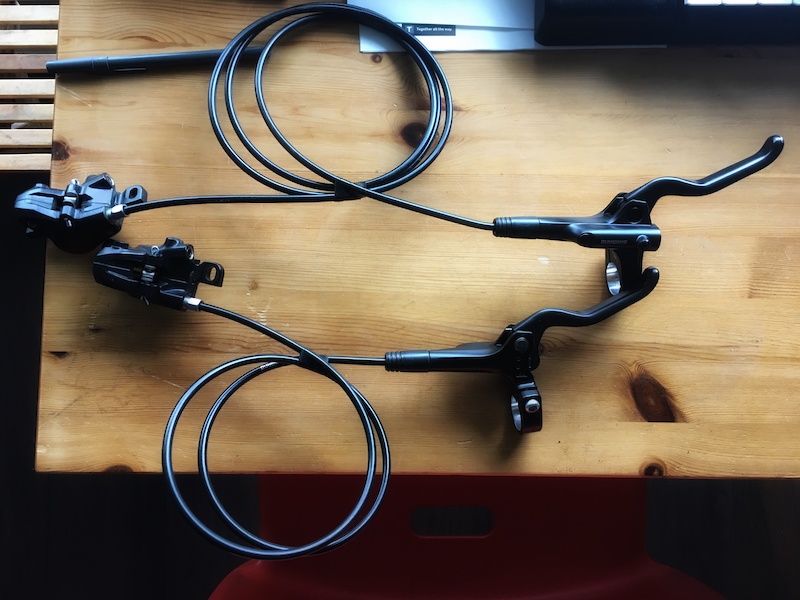 2019 Shimano MT -201 brake set (F+R) For Sale