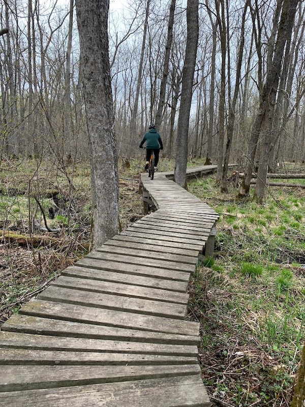Bog Monster Mountain Biking Trail - Milaca, Minnesota