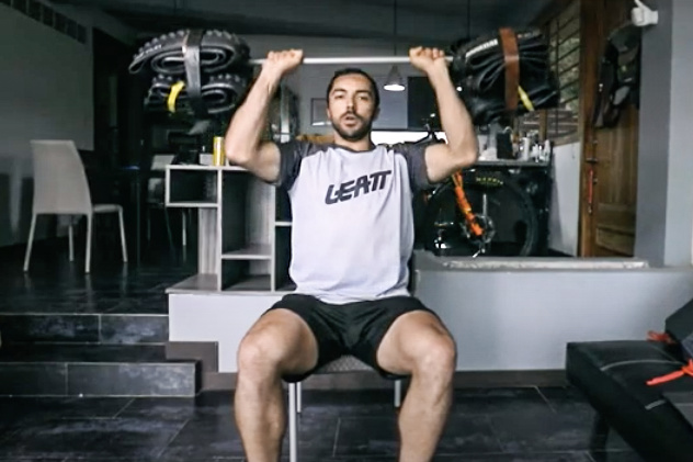 Video: Creative At-Home Strength Workout with Marcelo Gutierrez - Pinkbike