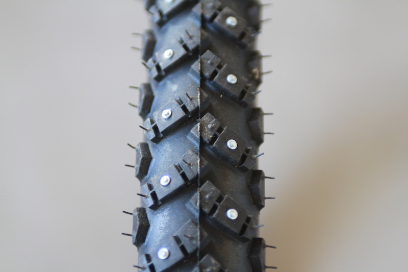 Two Nokia 26" Mount & Ground W160 1.9" Studded Tires For Sale