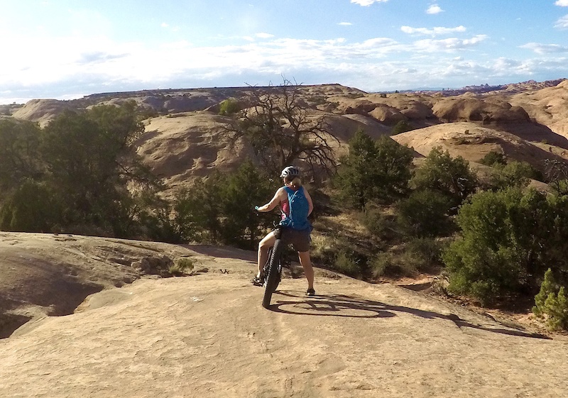 Above Abyss Mountain Biking Trail - Moab, Utah