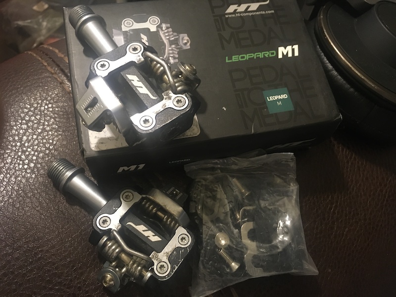 HT Leopard M1 clipless pedals xc 3 rides! For Sale
