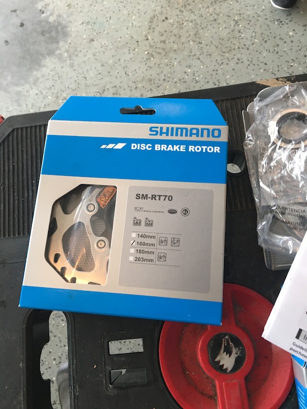 2019 Shimano SM-RT70 Ice Tech Centre Lock Disc Rotor For Sale