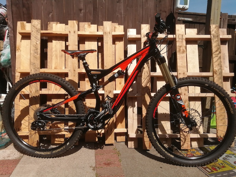 2015 Scott Genius LT 720 Mountain Bike Orange and Black For Sale