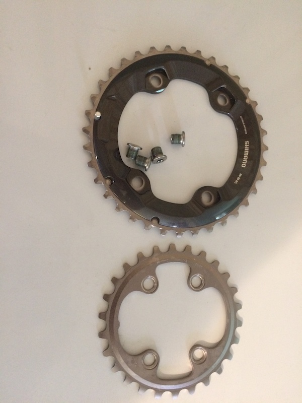 2017 Shimano xt 8000 2x Chainrings For Sale