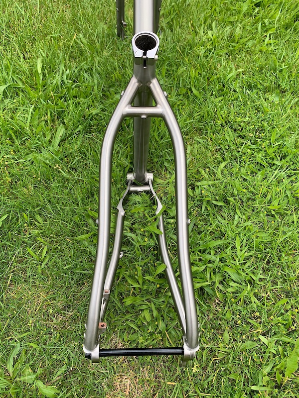 2020 Titanium gravel all road bikepacking mtb frame ti fork For Sale
