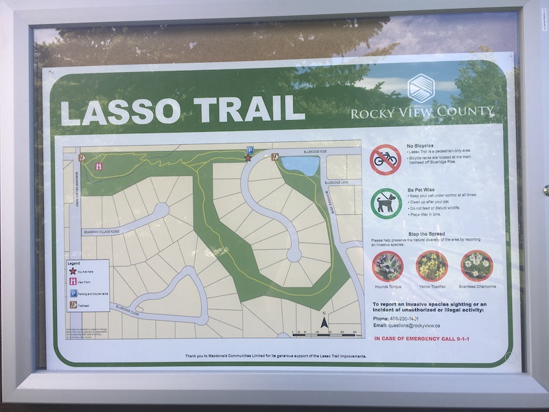 Lasso Trail Loop Hiking Trail - Calgary, Alberta