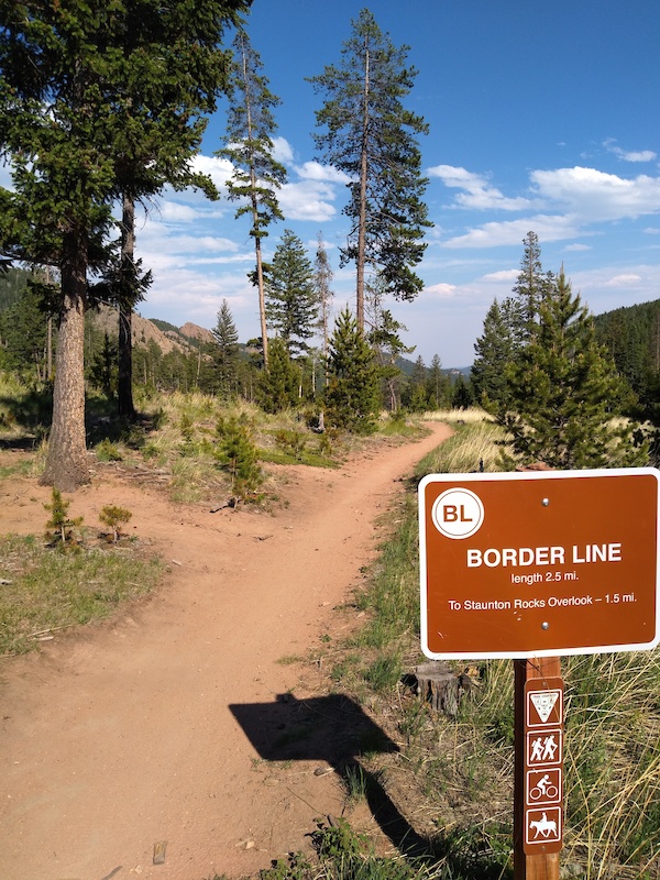 Border Line Trail Mountain Biking Trail - Conifer, CO