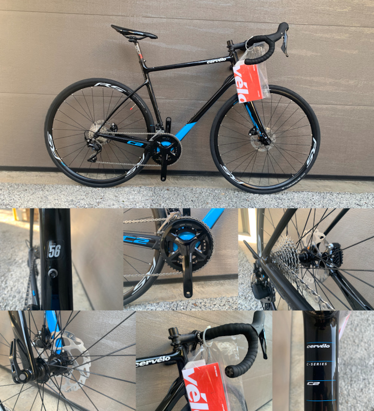 2020 New Cervelo C2 (56 cm) For Sale