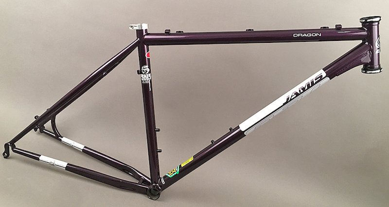 2013 Jamis Dragon Mountain MTB Bike Frame Deep Purple For Sale