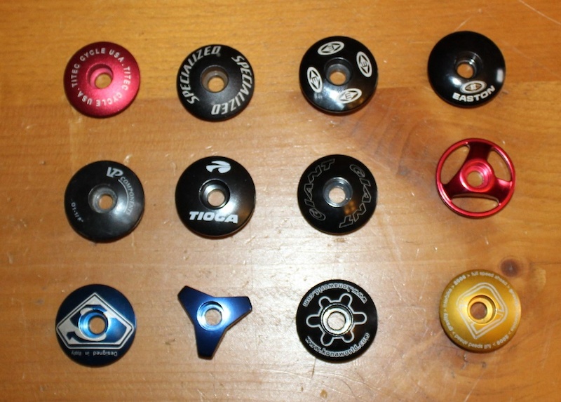 LOT of 12 top caps all different SHIP INCL For Sale