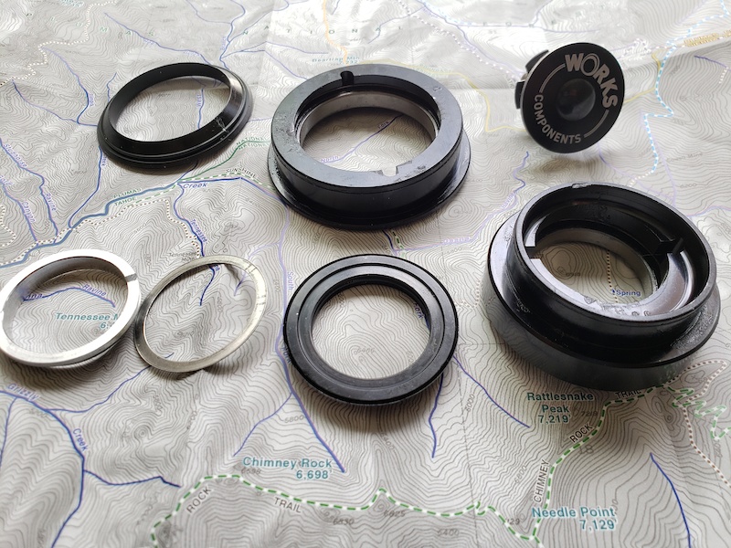 2020 Works Components 1.5 deg Angleset Headset For Sale