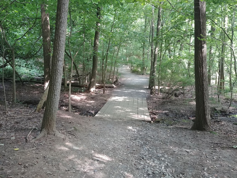 Red Blazed Trail Mountain Biking Trail - Baltimore