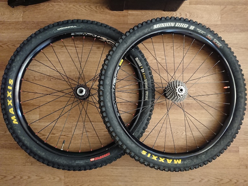 2012 Wheelset 150x12 110x20 26" Chris king ISO, mavic 729 For Sale