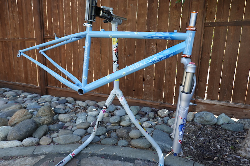DeSalvo Steel Hardtail frame 12.5" Fox Chris King For Sale