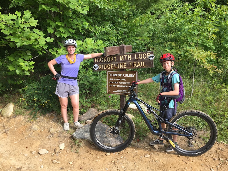 Quick DuPont Loop W/ Hickory Mountain Loop Mountain Biking Route ...