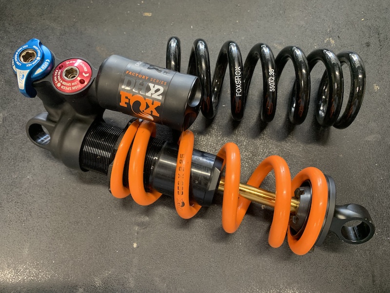 2018 Fox Factory DHX2 X2 RVS 550# SLS For Sale