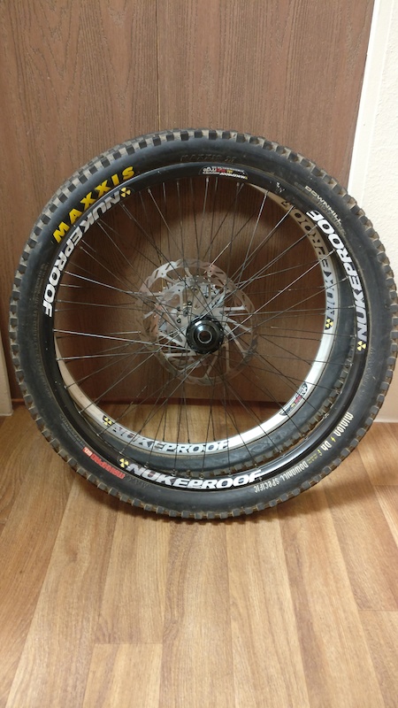 2013 Nukeproof generator rim and maxxis minion dhf 2.7 x 26 For Sale