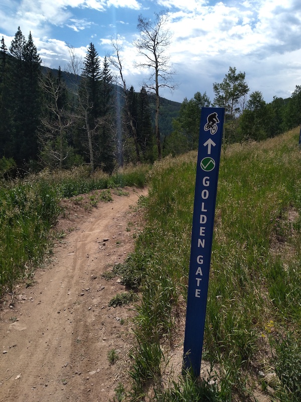 Golden Gate Mountain Biking Trail - Vail, Colorado