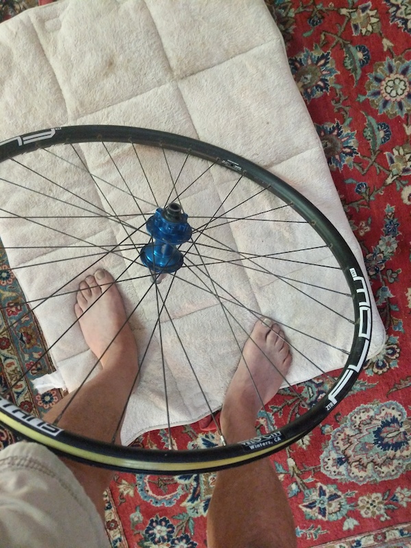 2019 Hope pro 4 anodized blue w ztr flow ex3 rear only For Sale