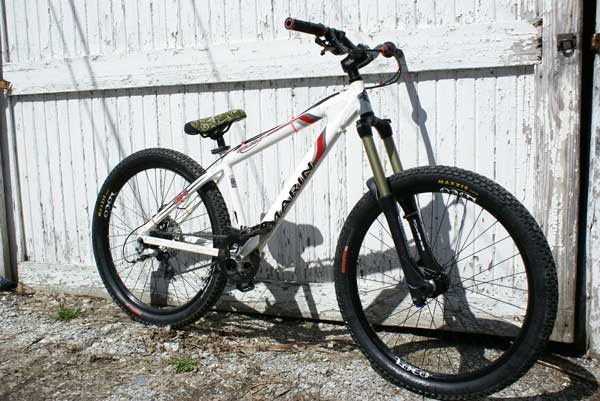 Marin Quake small white hardtail truvativ race face manitou For Sale