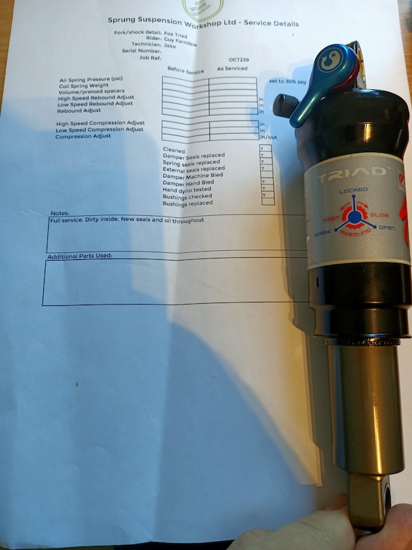 2009 Fox Triad For Sale