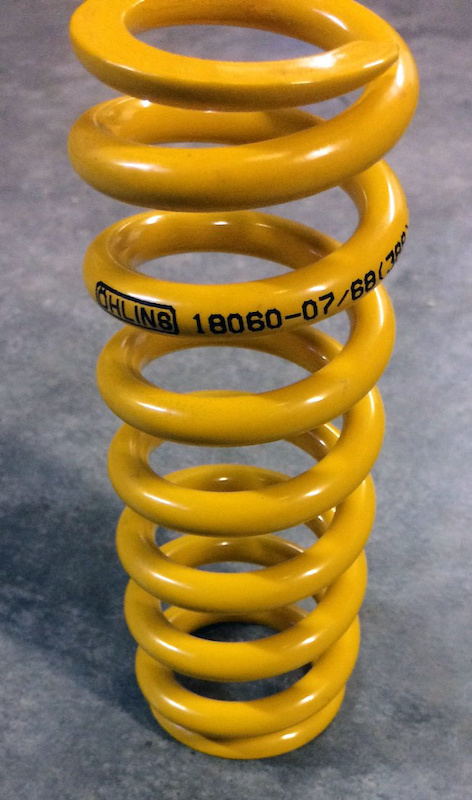 Ohlins Coil Spring 2.7in, 68mm Stroke, 388 lbs For Sale