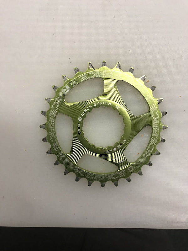 2020 Race Face 28 tooth cinch chainring green For Sale