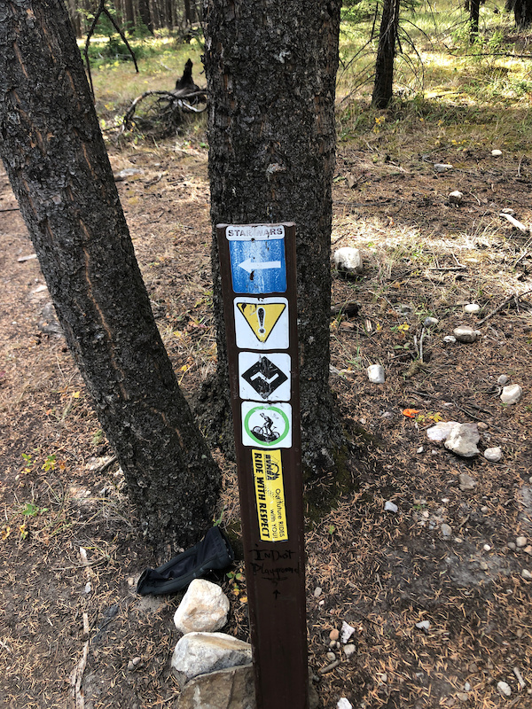 Star Wars and Topp Notch Connector Mountain Biking Trail - Banff