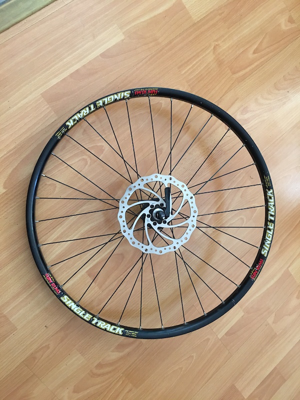 SUN Rim SingleTrack 26”, Front Wheel with Ringle Hub For Sale