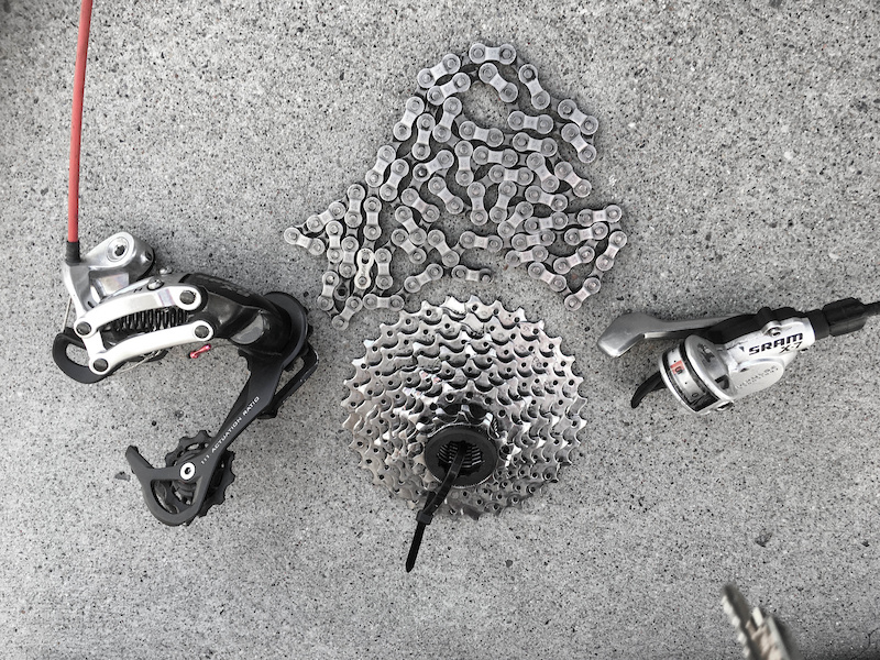 Sram X9 1X9 Drivetrain package For Sale