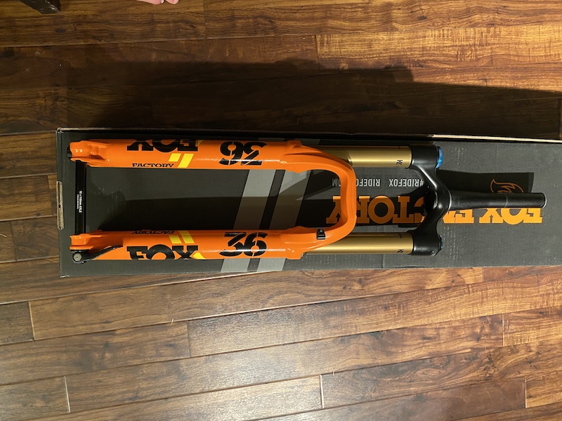 2020 Fox 36 Factory Orange Fork Grip2, 29, 170 For Sale