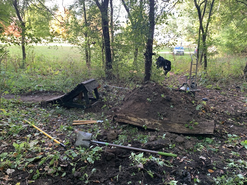 Hedge Row Mountain Biking Trail - Jackson, Michigan