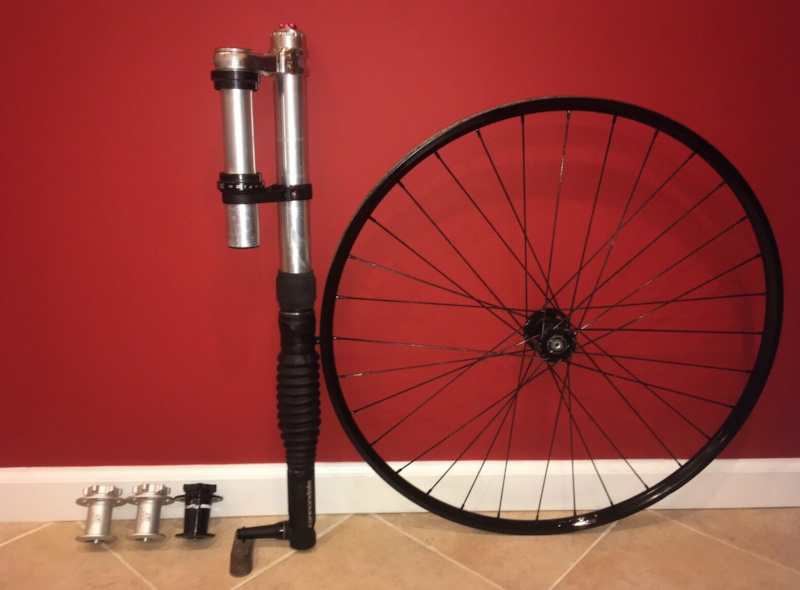 2008 LEFTY MAX BOOTED 140MM travel + wheel + hub For Sale