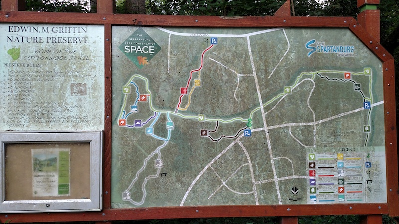 Edwin M. Griffin Nature Preserve, Spartanburg Mountain Biking Trails ...