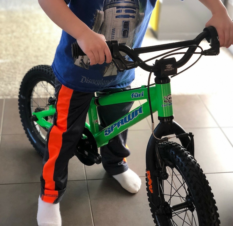 2017 **WON'T LAST** Spawn 14" Furi Kids Bike For Sale