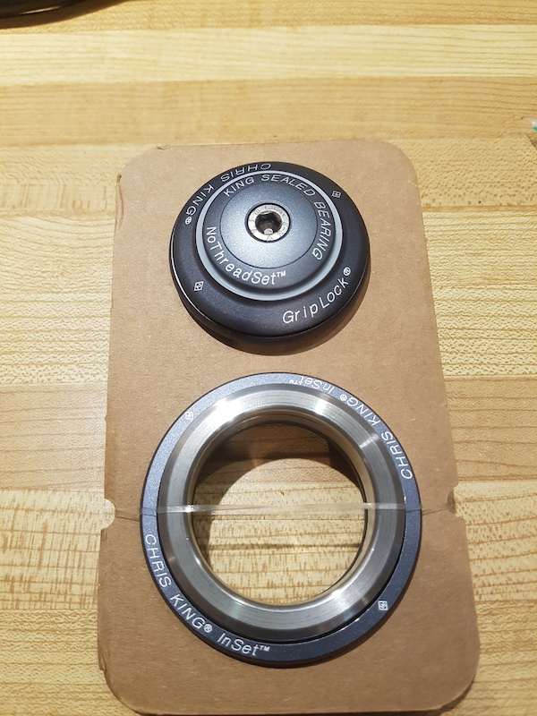 2020 Chris King Inset 2 Headset ZS44/ZS56 Matte Slate For Sale