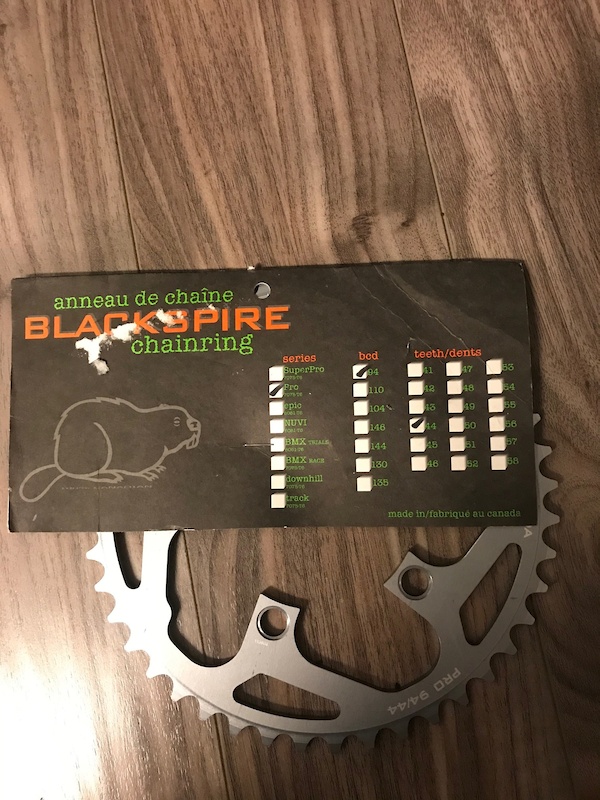 2014 Brand new 94BCD 44T Black Spire Big Ring For Sale