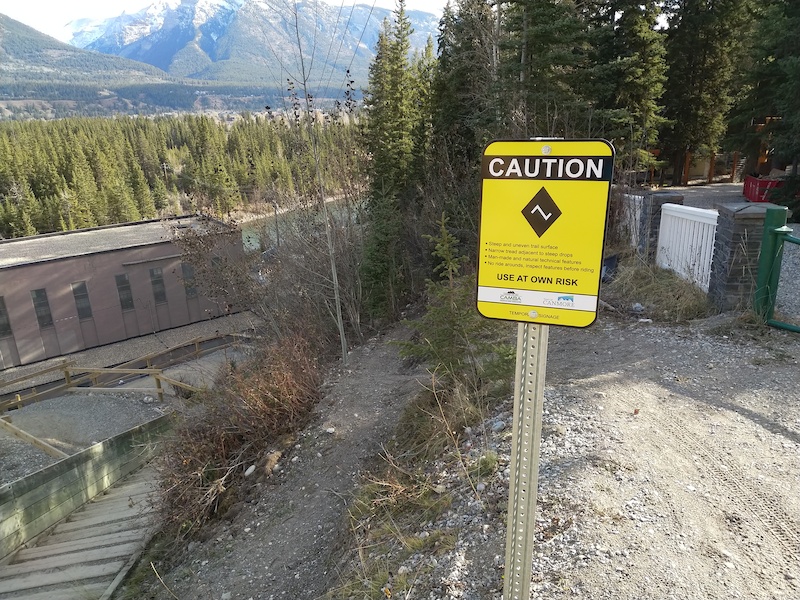 Powerhouse Mountain Biking Trail - Canmore, Alberta