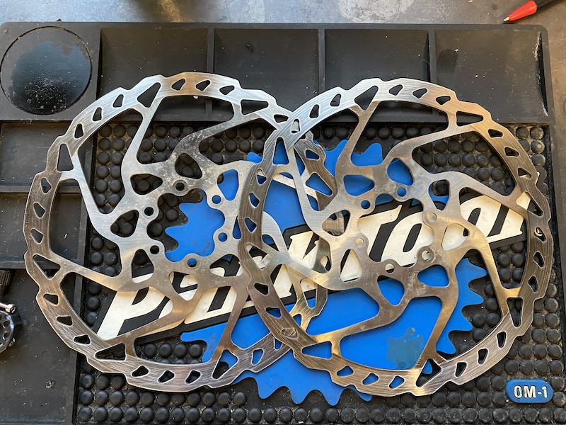 2021 2 x Shimano RT-66 6-Bolt 203mm Rotor For Sale