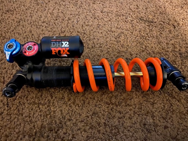 2020 Fox DHX2 Factory Coil 2 pos-adj w/ Climb Switch Shock For Sale