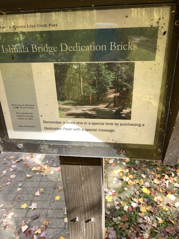 Ishnala Bridge Trail Hiking Trail - Wisconsin Dells