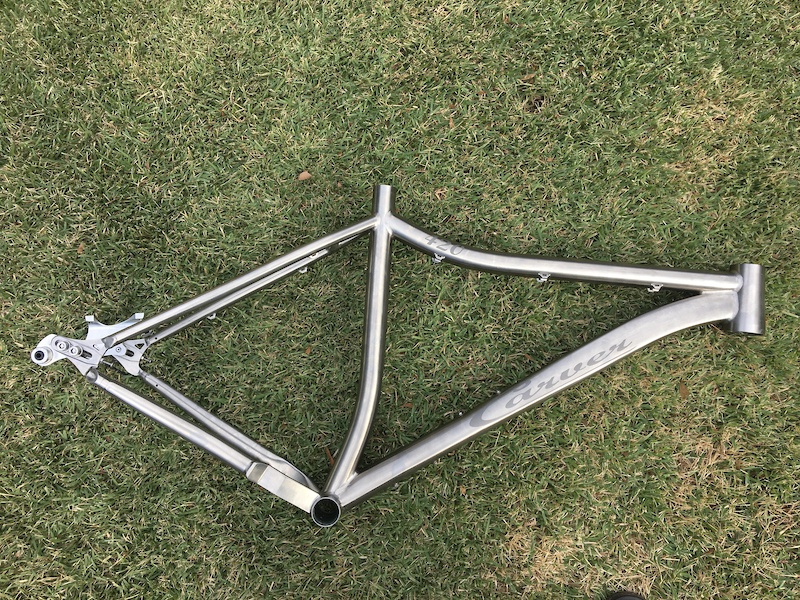 Carver 29" Titanium 420 Frame, size medium 17" For Sale
