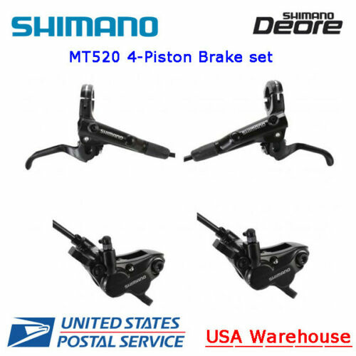 SHIMANO MT520 MT501 4Piston Disc Brake Set For Sale