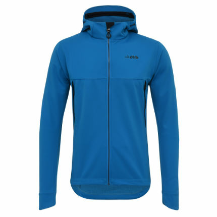 2020 NEW dhb MTB Trail Hooded Softshell Jacket (blue, L) For Sale