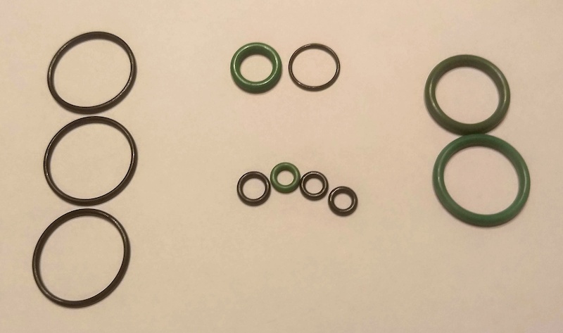 Fox TALAS 5 Topcap seal o rings For Sale