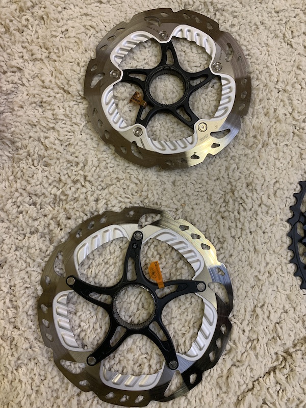 2020 Shimano Centerlock Ice Tech Rotors 180mm and 160mm For Sale